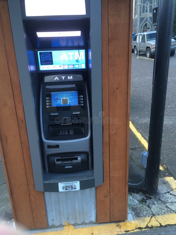 ATM editorial photo. Image of oregon, downtown, portland - 49555086