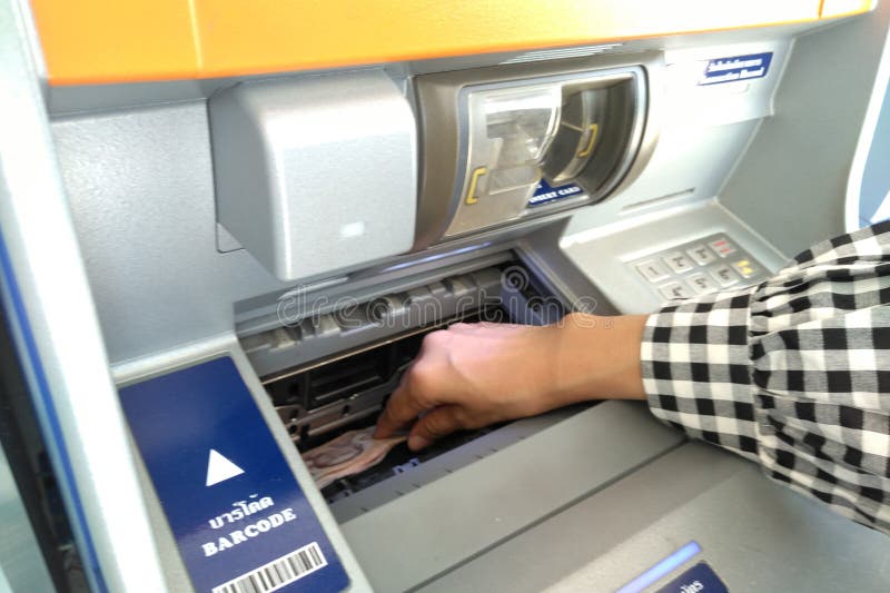 ATM - Entering Pin Close Up Stock Image - Image of entering, business ...