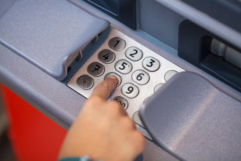 108 Entering Personal Identification Number Atm Stock Photos - Free ...