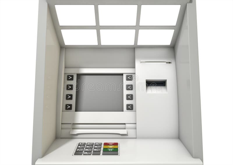 ATM Keypad Closeup stock illustration. Illustration of metal - 59177053