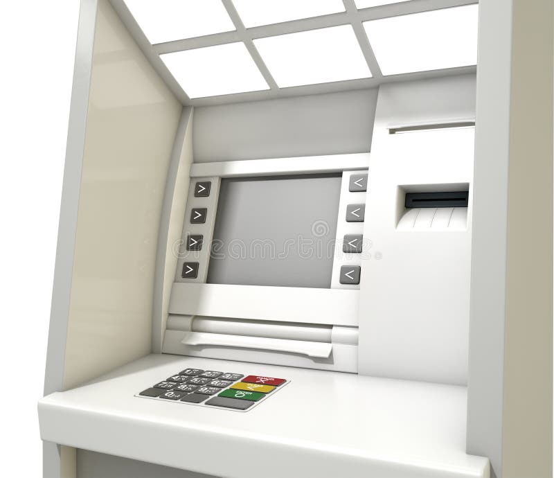 ATM Keypad Closeup stock illustration. Illustration of metal - 59177053