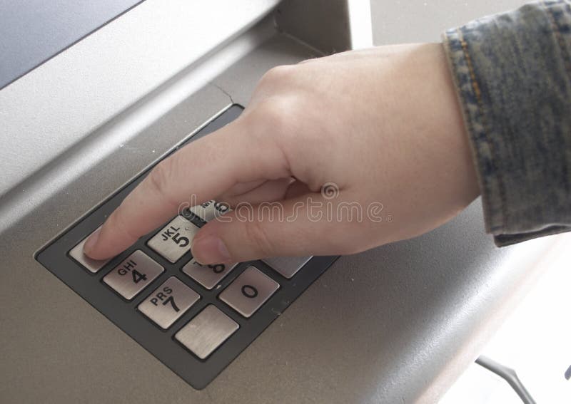 ATM Hand stock photo. Image of electronic, banking, finger - 251896