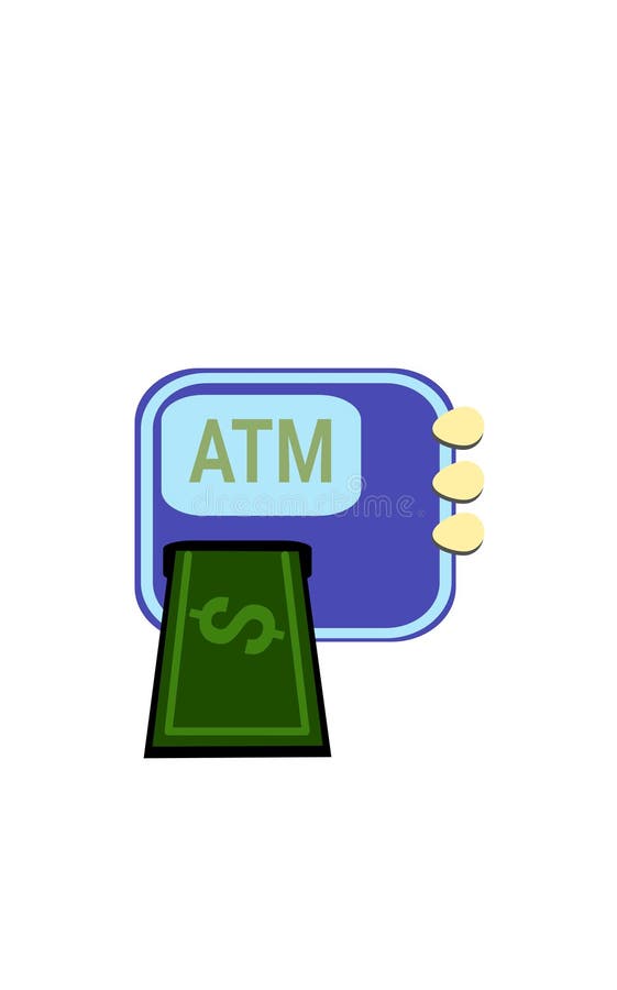 Atm icon simple for bank stock illustration. Illustration of screenshot ...