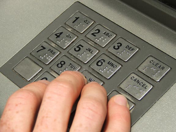 ATM keypad stock image. Image of bill, touch, receive, automatic - 171265
