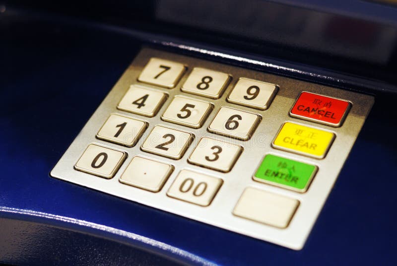 ATM Keypad stock photo. Image of access, capital, dispense - 4947166