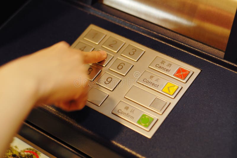 ATM Keypad stock photo. Image of keypad, credit, diplay - 5064714