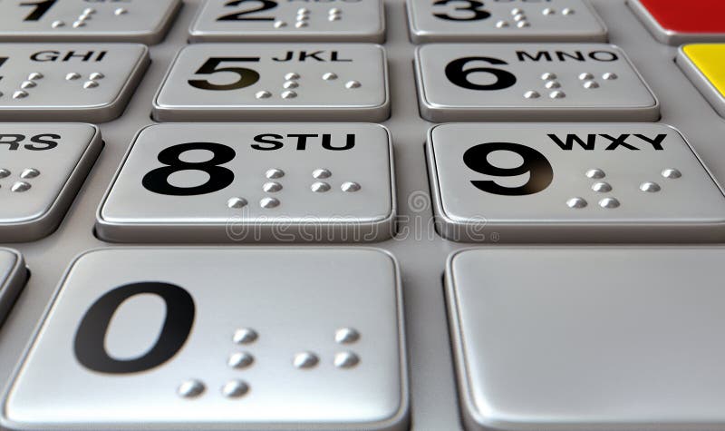 ATM Keypad Closeup stock photo. Image of corporate, security - 59177050
