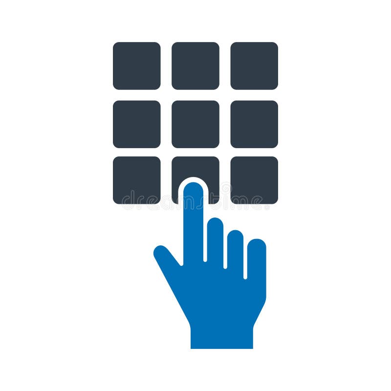 Atm Keypad Isolated Vector Icon Which Can Easily Modify or Edit Stock ...