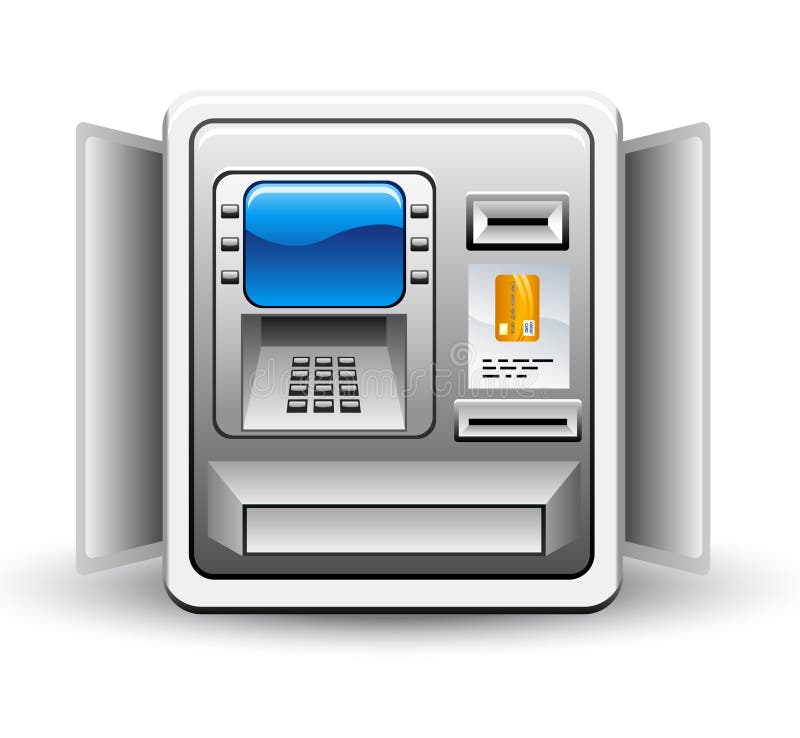 Atm Machine Display Stock Illustrations – 2,965 Atm Machine Display ...