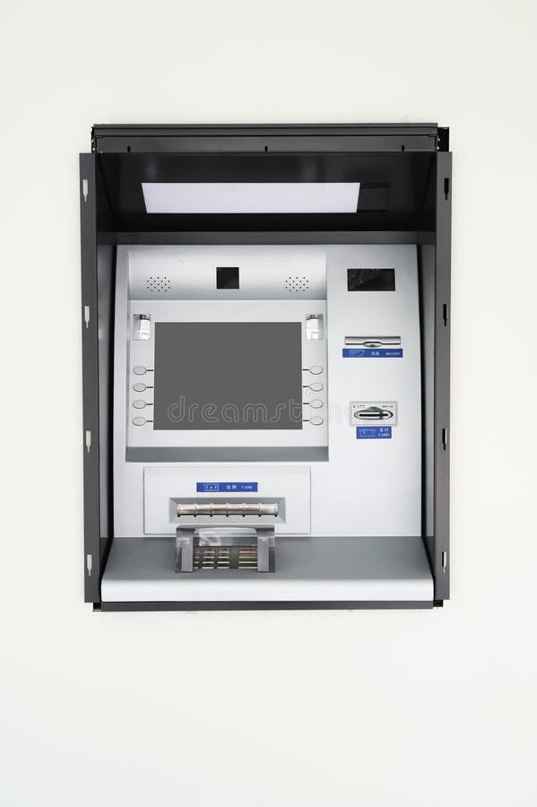 ATM machine stock image. Image of inserting, electronic - 2701991