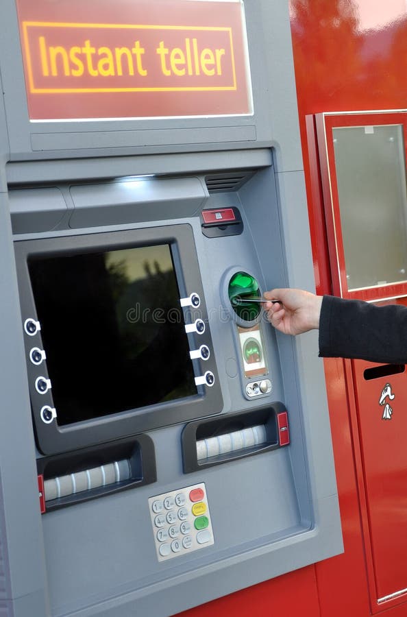 Atm machine stock image. Image of device, finance, card - 25488695