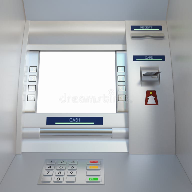 Atm machine stock image. Image of automated, banking - 55142827