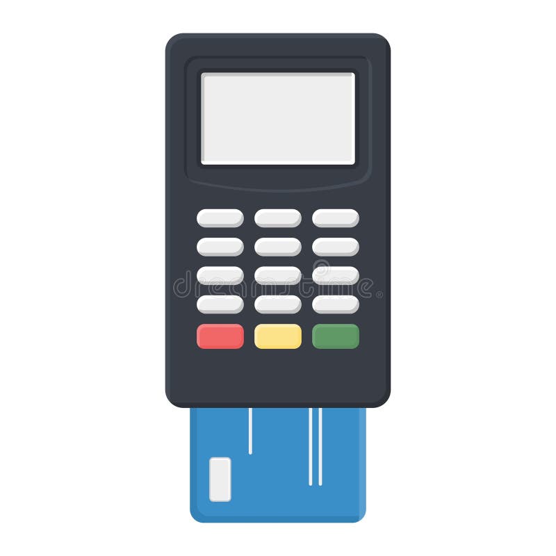 ATM Machine and Card Design Stock Vector - Illustration of transaction ...