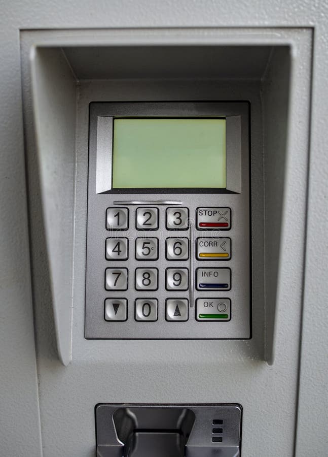 ATM Machine for Need Money and or Money Transfer Stock Photo - Image of ...