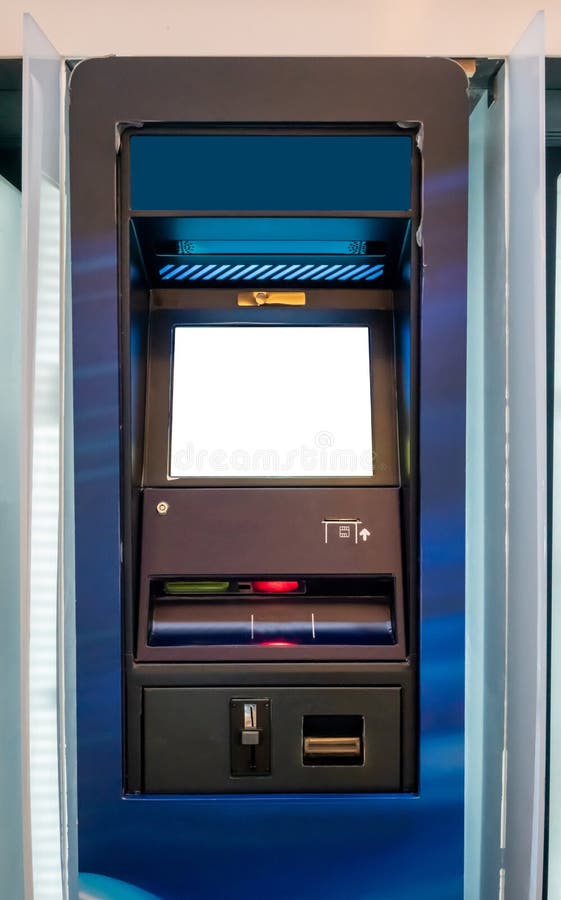 ATM Machine. the Station Automatic Machines Stock Photo - Image of ...