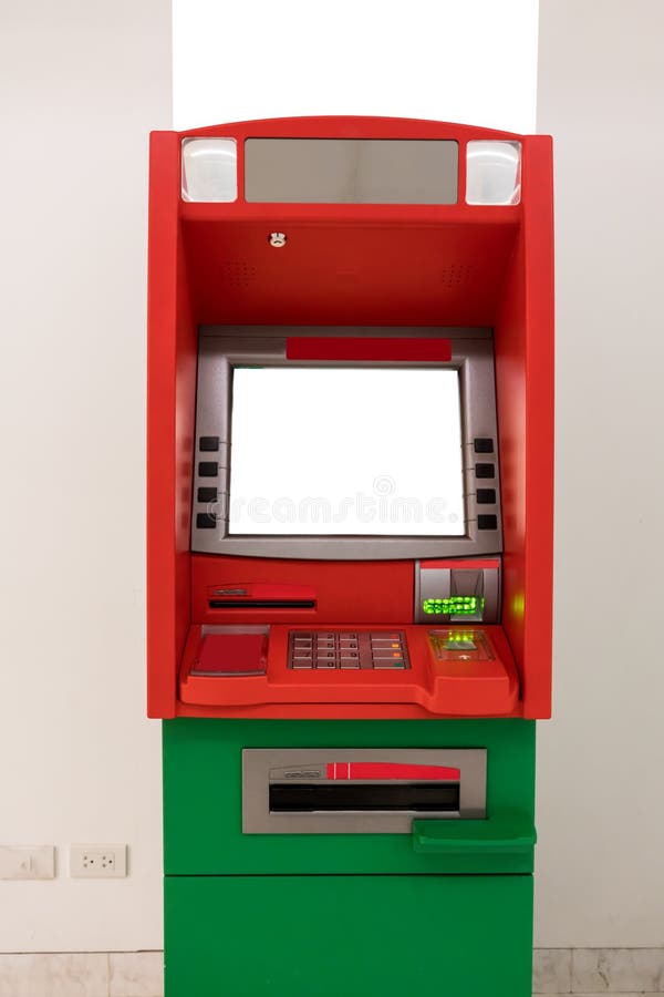ATM Machine. the Station Automatic Machines Stock Photo - Image of ...