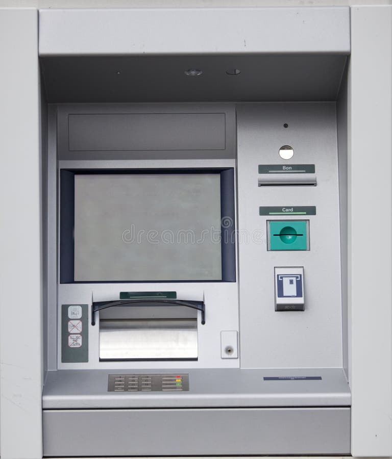 ATM machine stock image. Image of inserting, electronic - 2701991