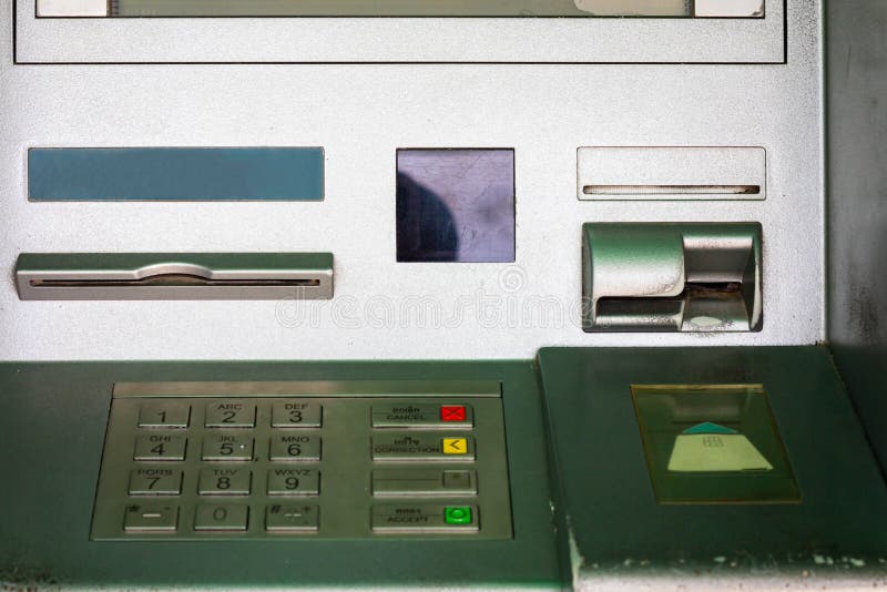 Wall cash dispense stock image. Image of card, machine - 11483045