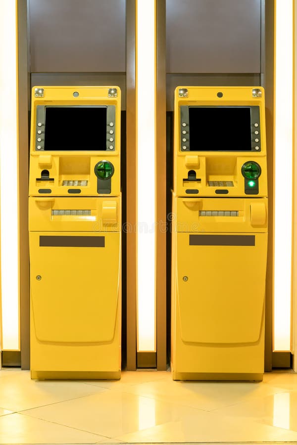 ATM Machines. the Station Automatic Machines. Stock Image - Image of ...