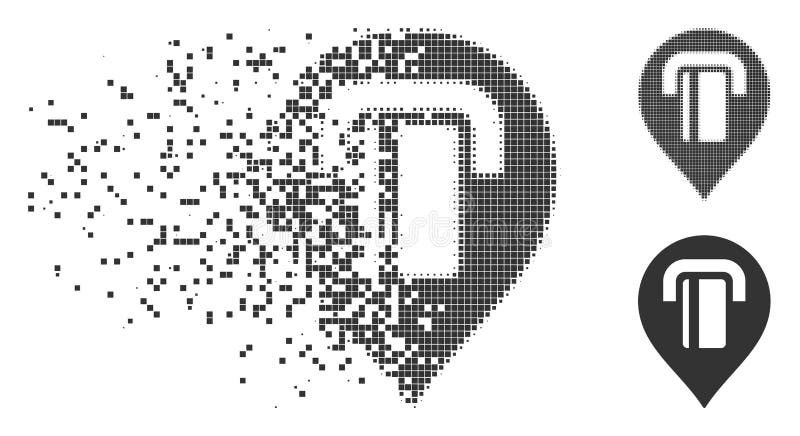 ATM Map Marker Disintegrating Pixel Icon Stock Vector - Illustration of ... ATM Map Marker Disintegrating Pixel Icon Stock Vector - Illustration of ...