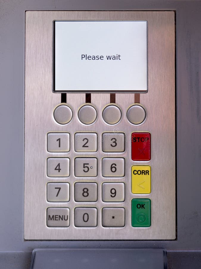 Atm Keyboard Keypad Cash Machine Banking Numbers Stock Photos - Free ...