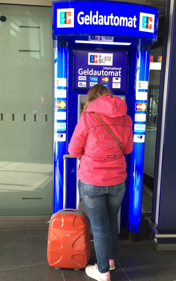 ATM or Payment Machine Working Editorial Image - Image of finance ...