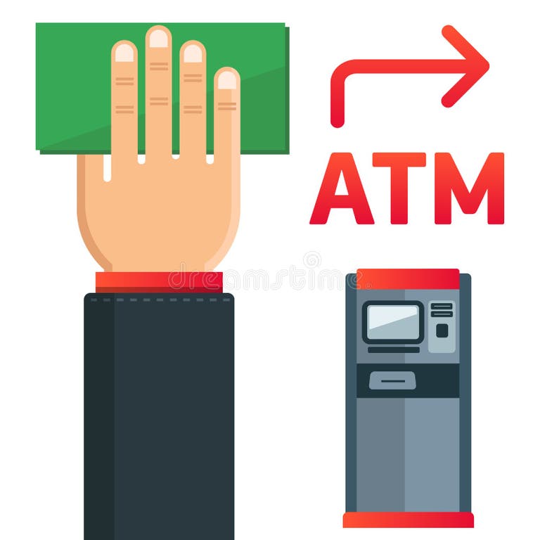 ATM plate stock vector. Illustration of computer, keypad - 48942310