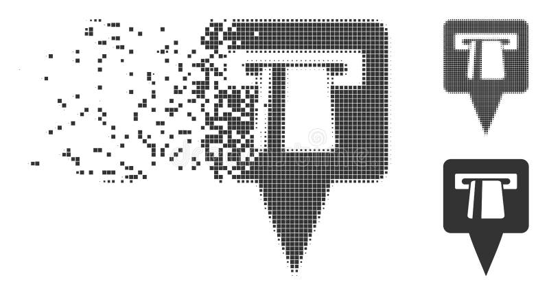 Dispersed Pixel Halftone Dna Molecule Icon Stock Vector - Illustration ... Dispersed Pixel Halftone Dna Molecule Icon Stock Vector - Illustration ...