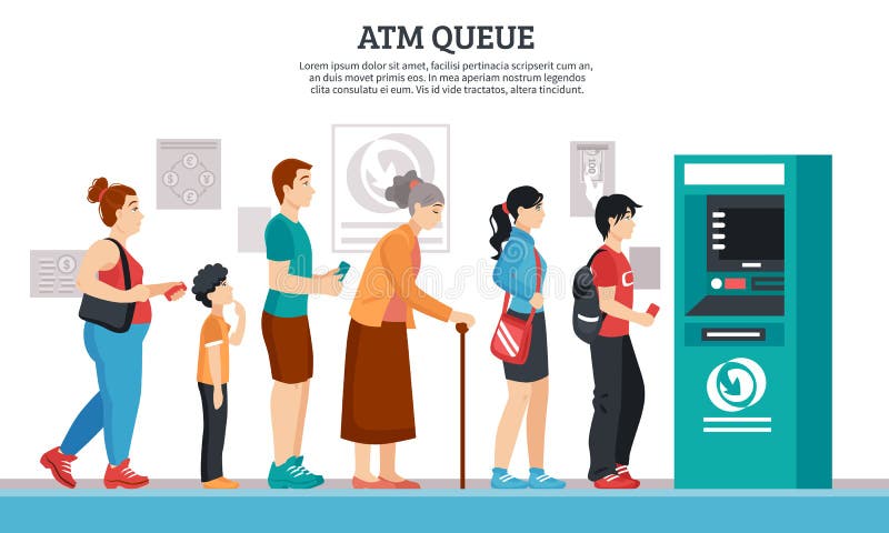 Kids Queue Stock Illustrations – 200 Kids Queue Stock Illustrations ...