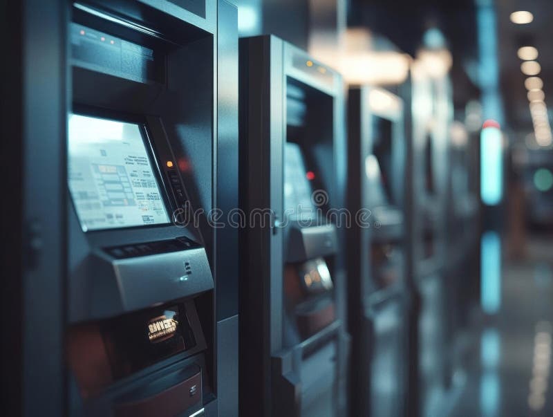ATM Row, a Glimpse into Modern Banking and Financial Technology Stock ...