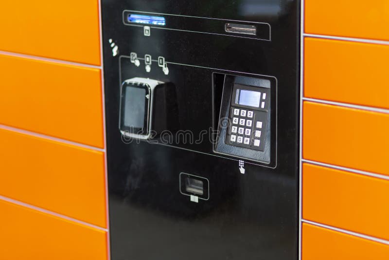 ATM Terminal Display and Buttons Close Up Stock Image - Image of ...