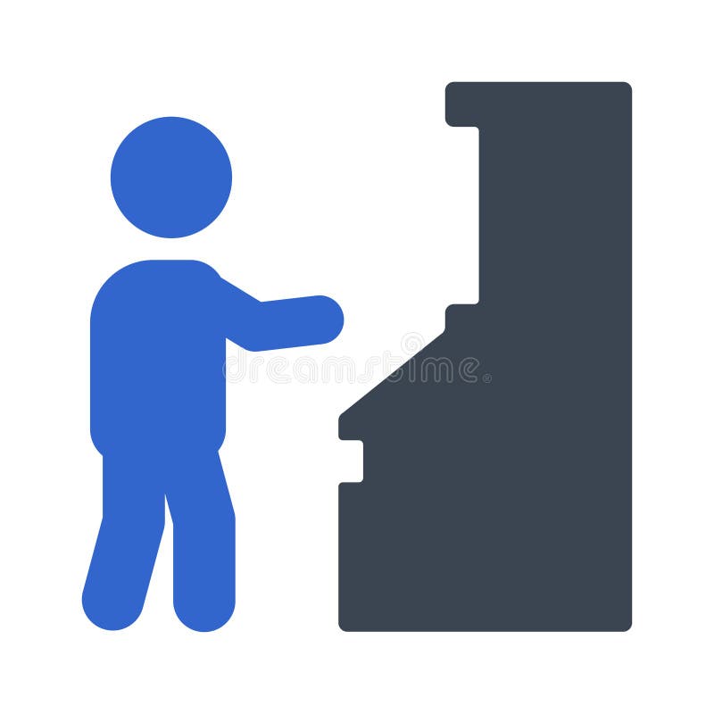 ATM withdraw icon stock vector. Illustration of booth - 331822427