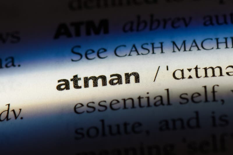 Atman stock photo. Image of closeup, macro, text, book - 114404554