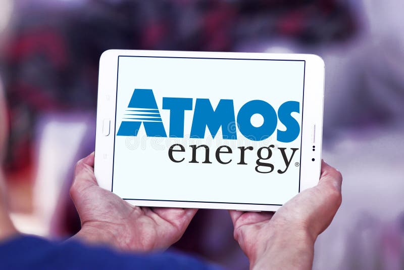 Logo Des Unternehmens Atmos Energy Redaktionelles Stockbild - Bild von ...