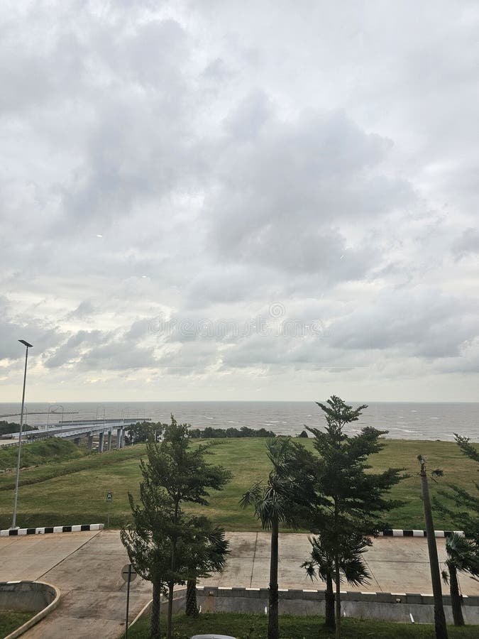 The Atmosphere of the Bright Blue Sky of the North Coast of the Java ...