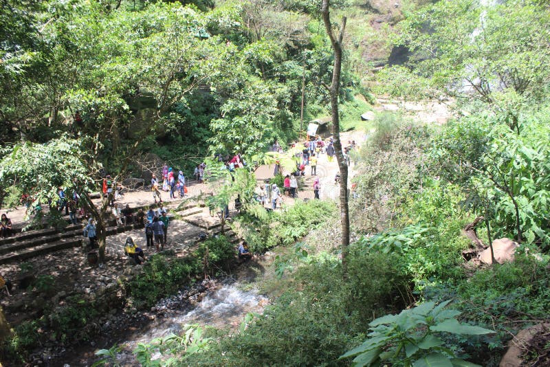 Coban Rondo Waterfall in Malang East Java, Indonesia Editorial Stock ...