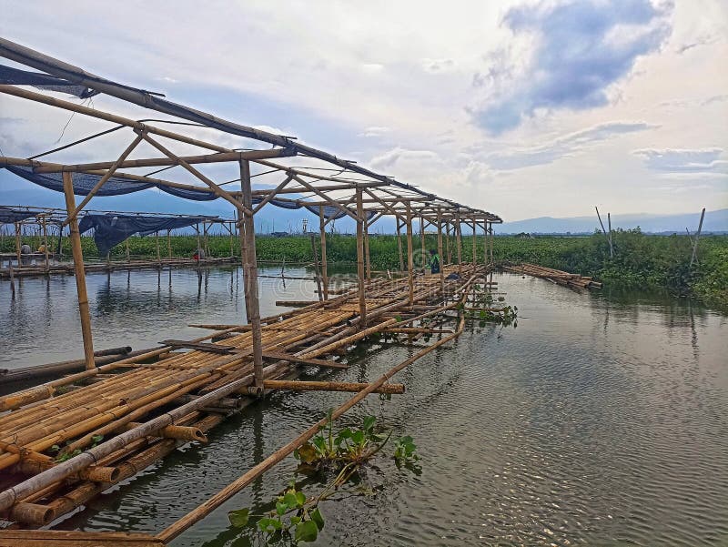 The Atmosphere Fished in the Lake of Rawa Dizzy, with a Blue Cloud ...