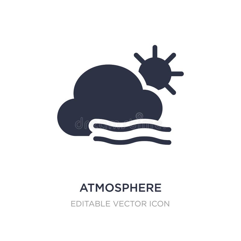Atmosphere Icon on White Background. Simple Element Illustration from ...