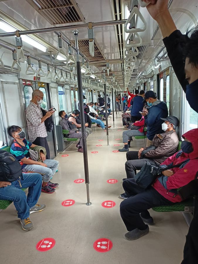 Inside ETS Train Inter- City Rail Service in Malaysia. Editorial Stock ...