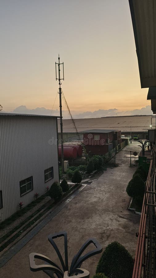 The Atmosphere of the Mess in the Morning with a Beautiful View of the ...