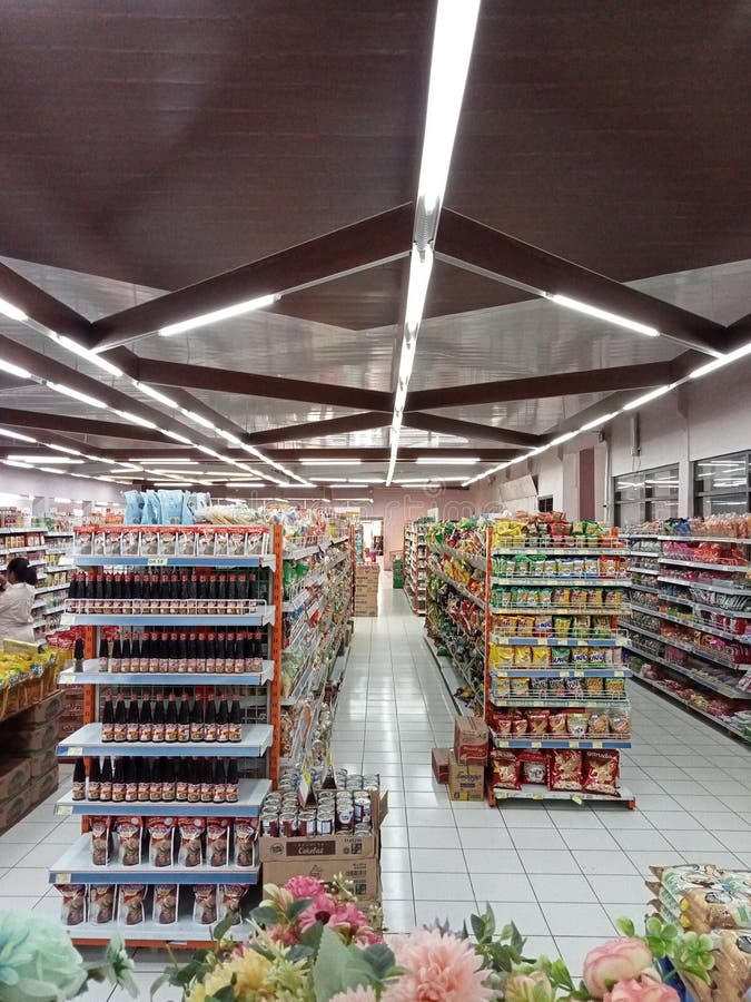 The Atmosphere in a Mini Market Looks Lonely Editorial Image - Image of ...