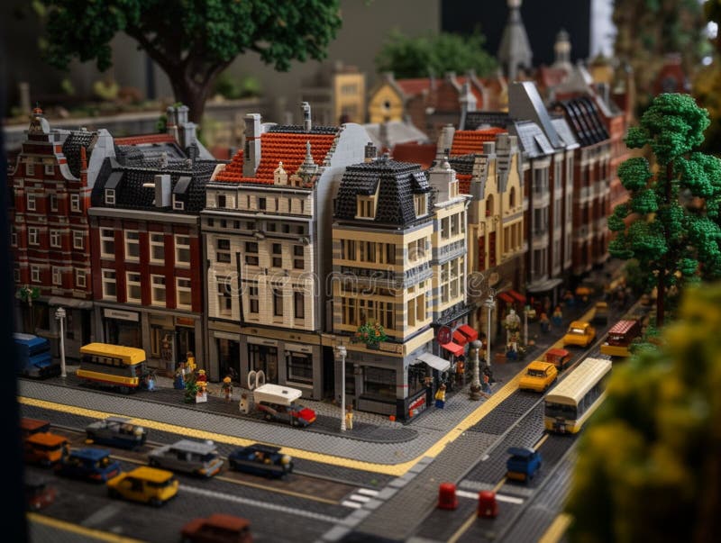 A Miniature City with Several Storey Buildings Facing the Main Road Was ...