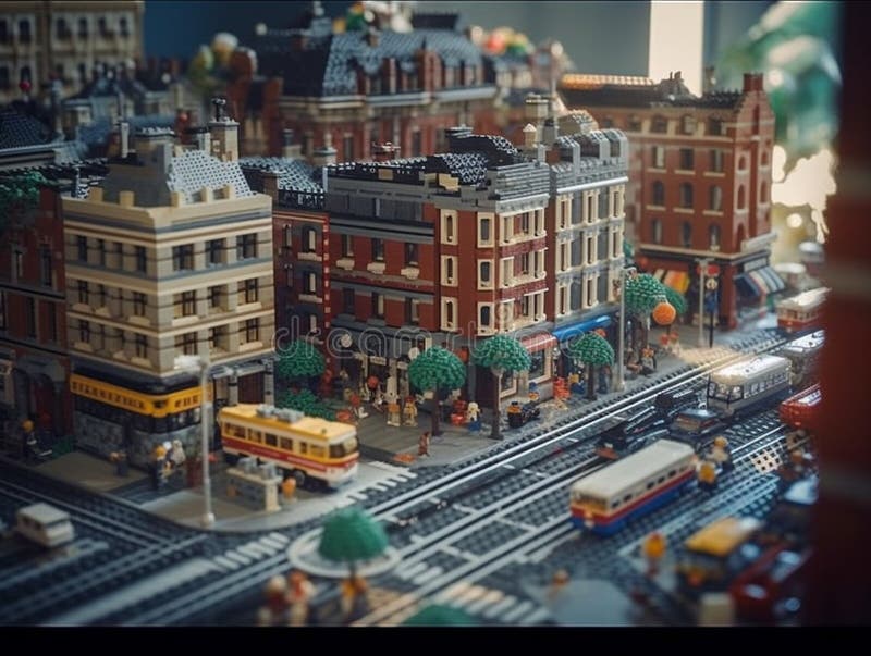 A Miniature City with Several Storey Buildings Facing the Main Road Was ...