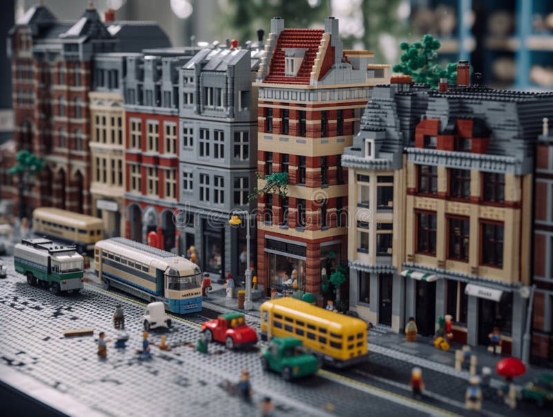 A Miniature City with Several Storey Buildings Facing the Main Road Was ...