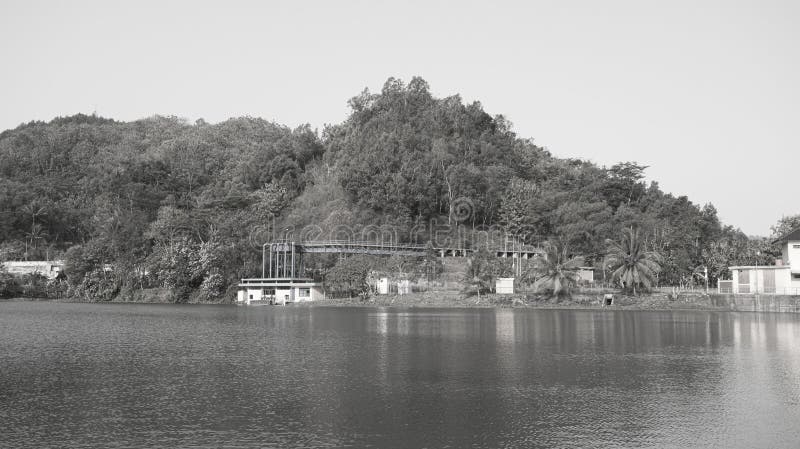 The Atmosphere of the Serayu River Near the Dam at Noon, Central Java ...