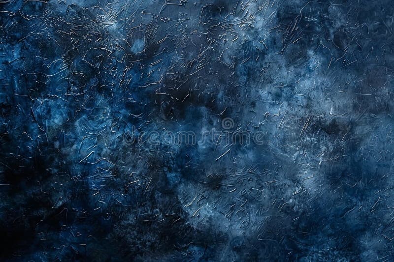 Atmospheric Dark Blue Grunge Texture Background for Creative Projects ...