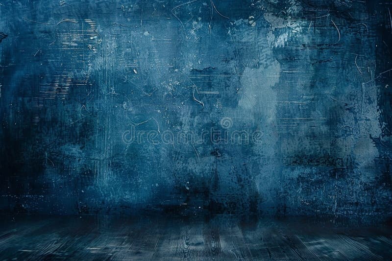 Atmospheric Dark Blue Grunge Texture Background for Creative Projects ...