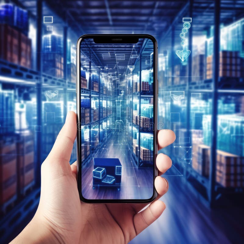 Moment that Illustrates the Magic of Online Shopping. Generative AI ...