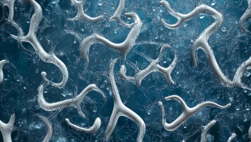 Atmospheric Motion in Nature Forms Abstract Art in a Digital Image of ...