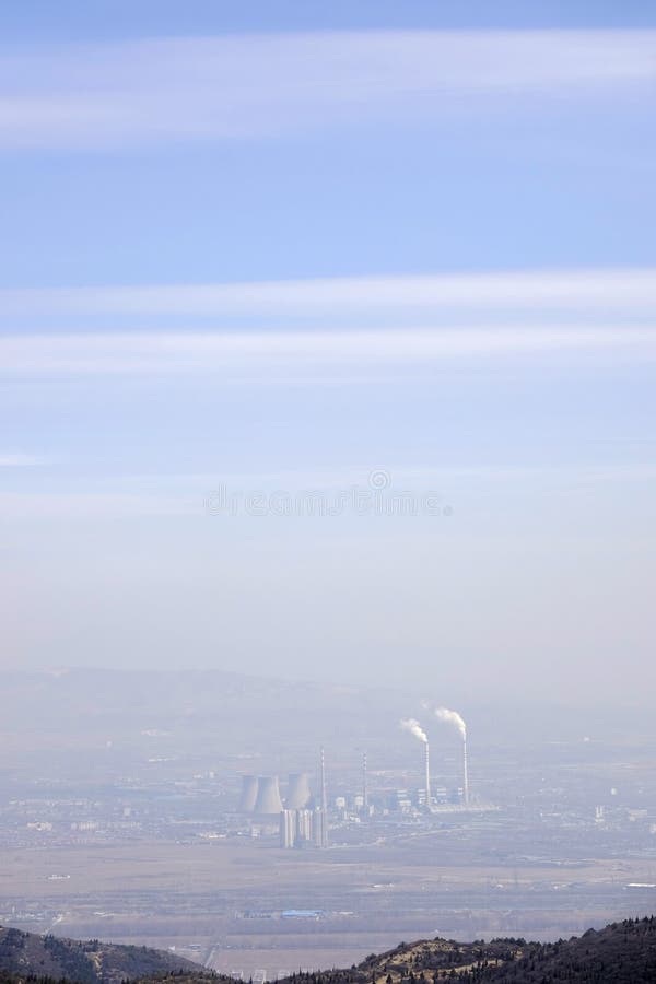 Atmospheric pollution stock photo. Image of environmental - 162665950
